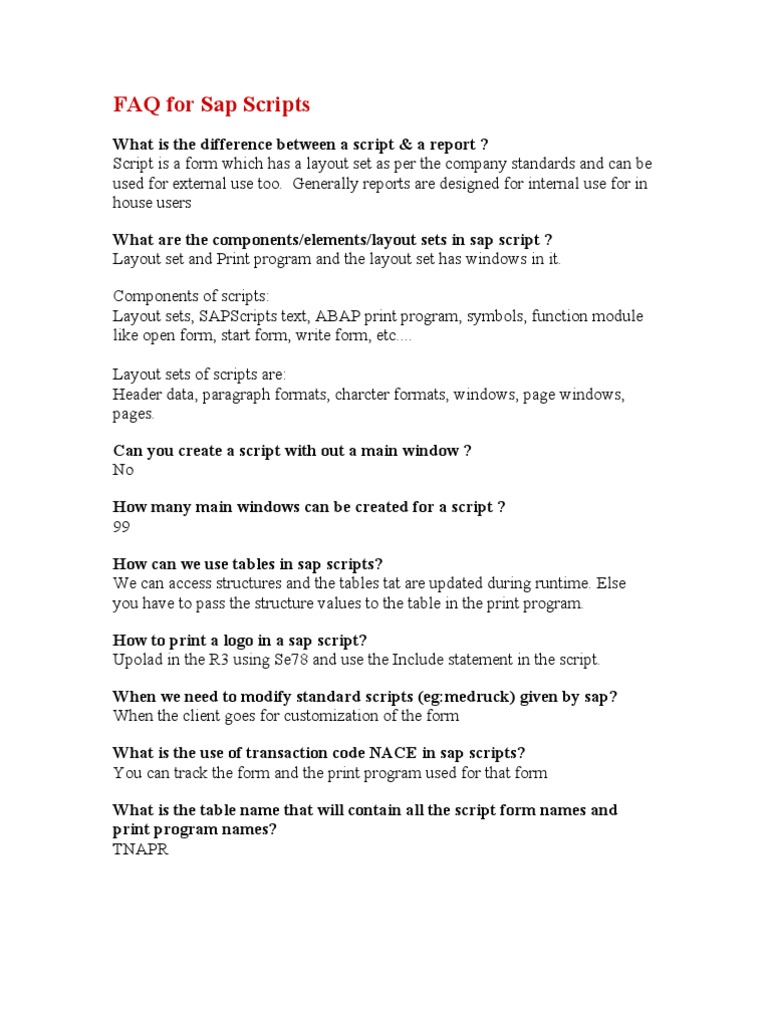 Faq Scripts | PDF | Digital Technology | Computer Programming