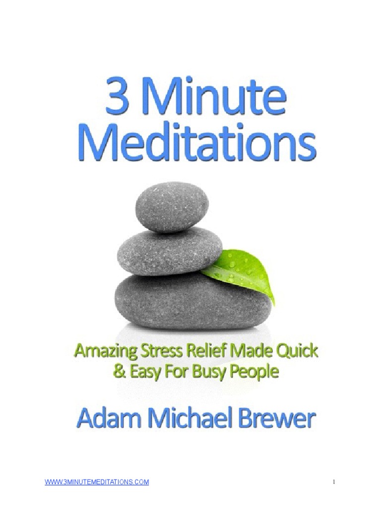 NEW 3 Minute Meditations | PDF | Meditation | Copyright
