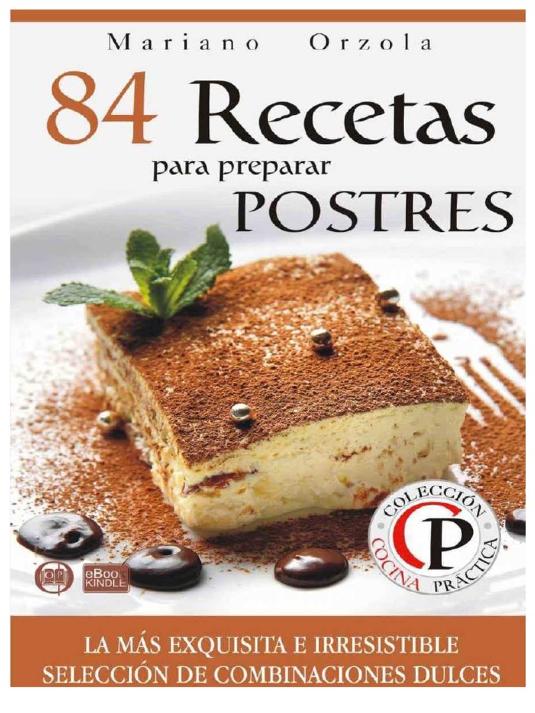 84 Recetas para Preparar Postre | PDF | Crema | Postres