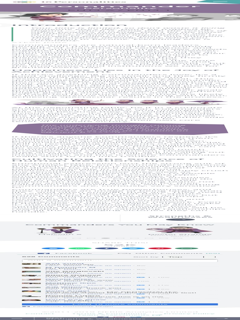 Introduction Commander Personality (ENTJ-A ENTJ-T) 16personalities ...