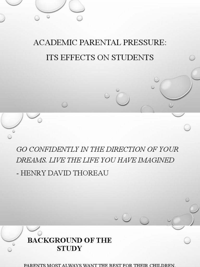 Academic Parental Pressure | PDF | Anxiety | Perfectionism (Psychology) Academic Parental Pressure | PDF | Anxiety | Perfectionism (Psychology)