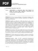 Bureau of Customs Customs Memorandum Order No. 09-2021 | PDF