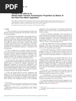Astm C177 | PDF | Thermal Conductivity | Heat Transfer