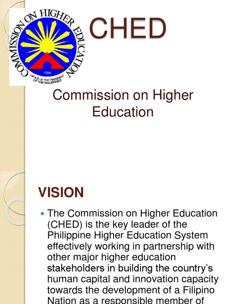 Ched Projects and Development | PDF | Thesis | Academic Degree