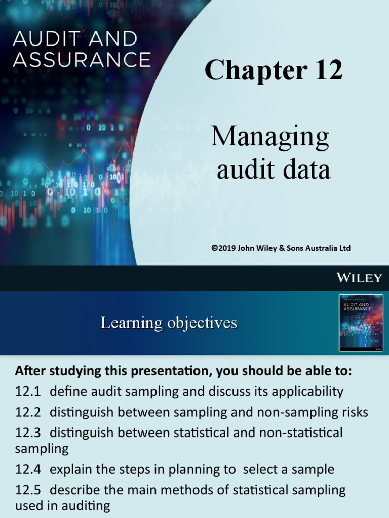 Managing Audit Data: ©2019 John Wiley & Sons Australia LTD | PDF ...