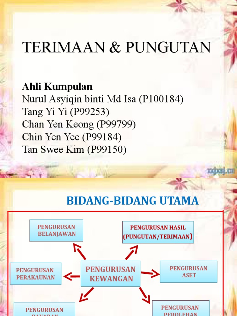 PENGURUSAN TERIMAAN DAN PUNGUTAN New | PDF