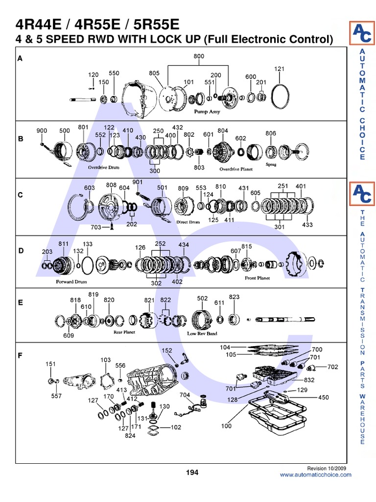 4R44E / 4R55E / 5R55E: 4 & 5 SPEED RWD WITH LOCK UP (Full Electronic ...