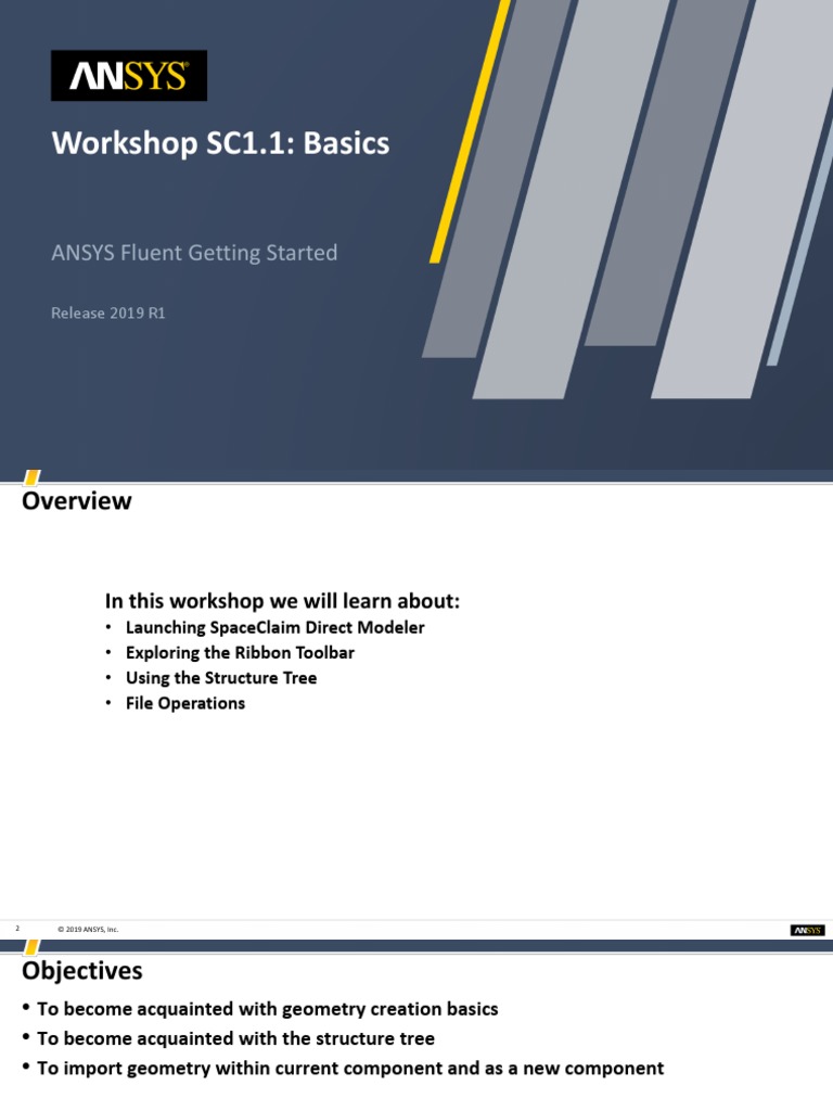 Workshop SC1.1: Basics: ANSYS Fluent Getting Started | PDF | Computing | Software