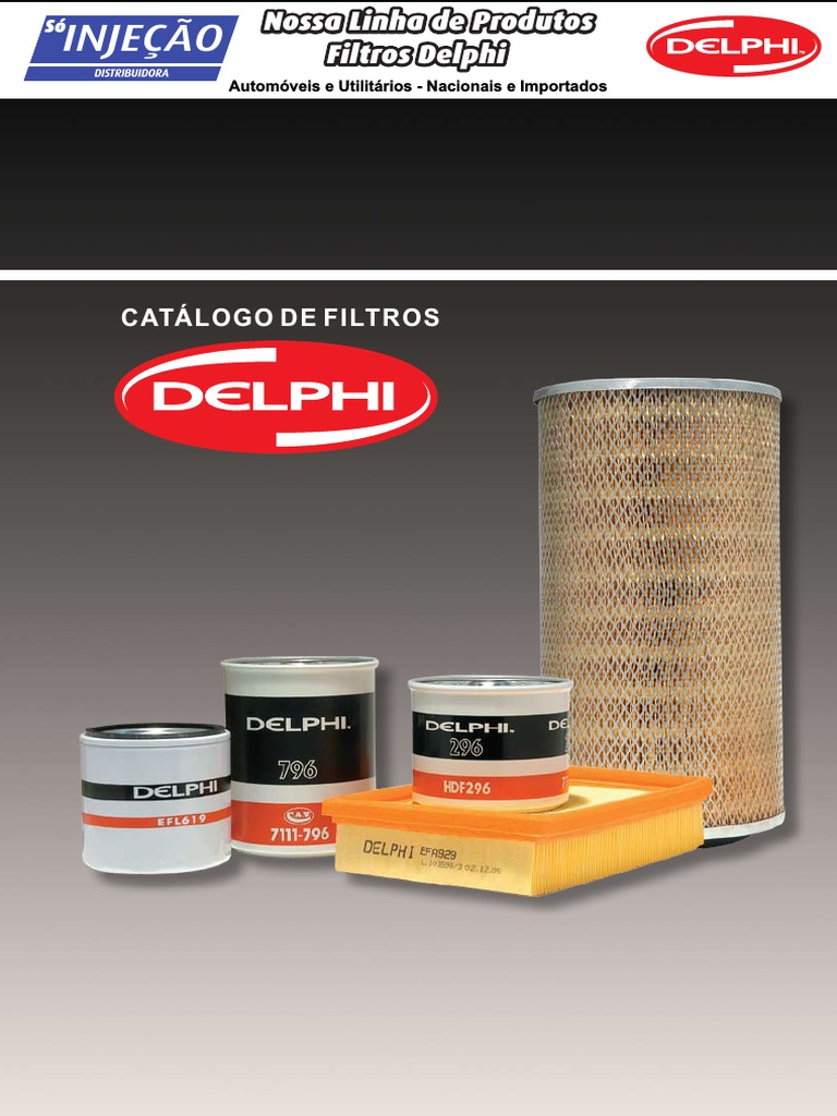 Catalogo Filtros Delphi | PDF | Veículos de rodas | Veículos de tração ...