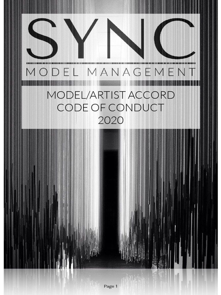 SYNC Model Management Model/Artist Accord - 2020 | PDF | Business