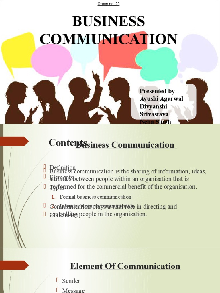 Business Communication | PDF | Communication | Information