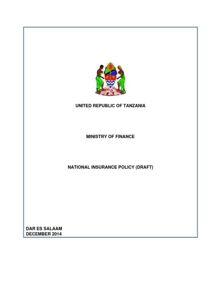 National Insurance Policy 2015 | PDF | Liability Insurance | Insurance