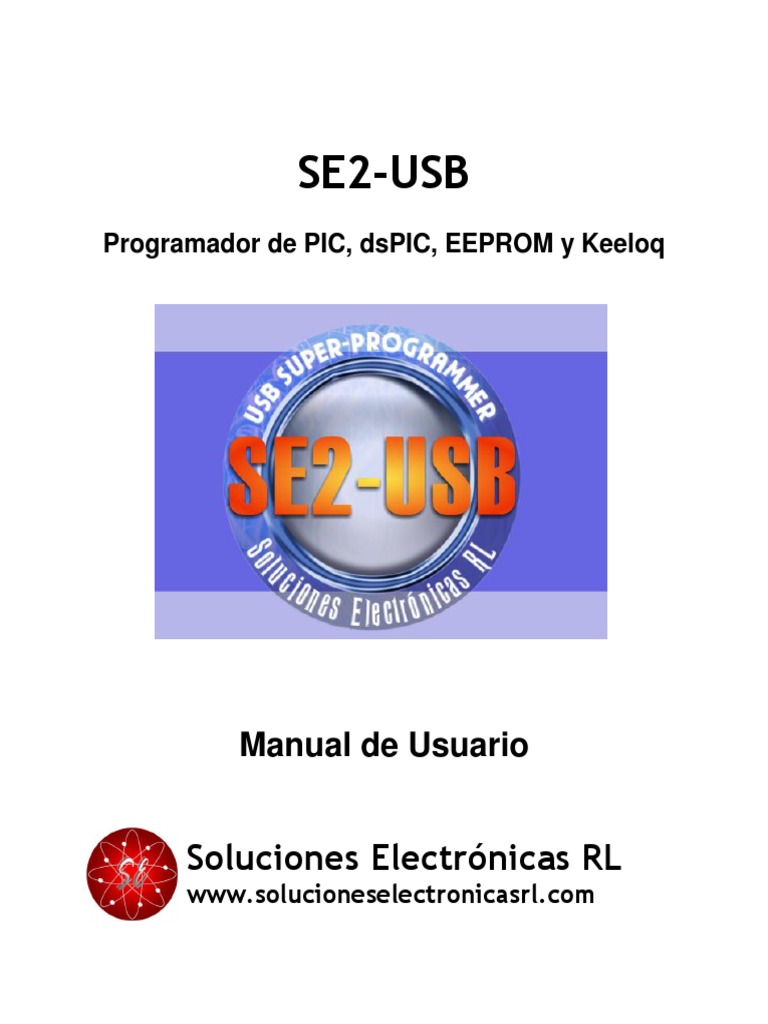 Manual de Usuario SE2-USB PDF | PDF | Hardware de la computadora | Microcontrolador