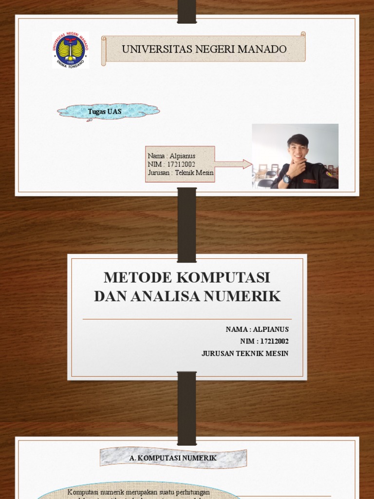 Metode Komputasi Dan Analisa Numerik Alpianus | PDF