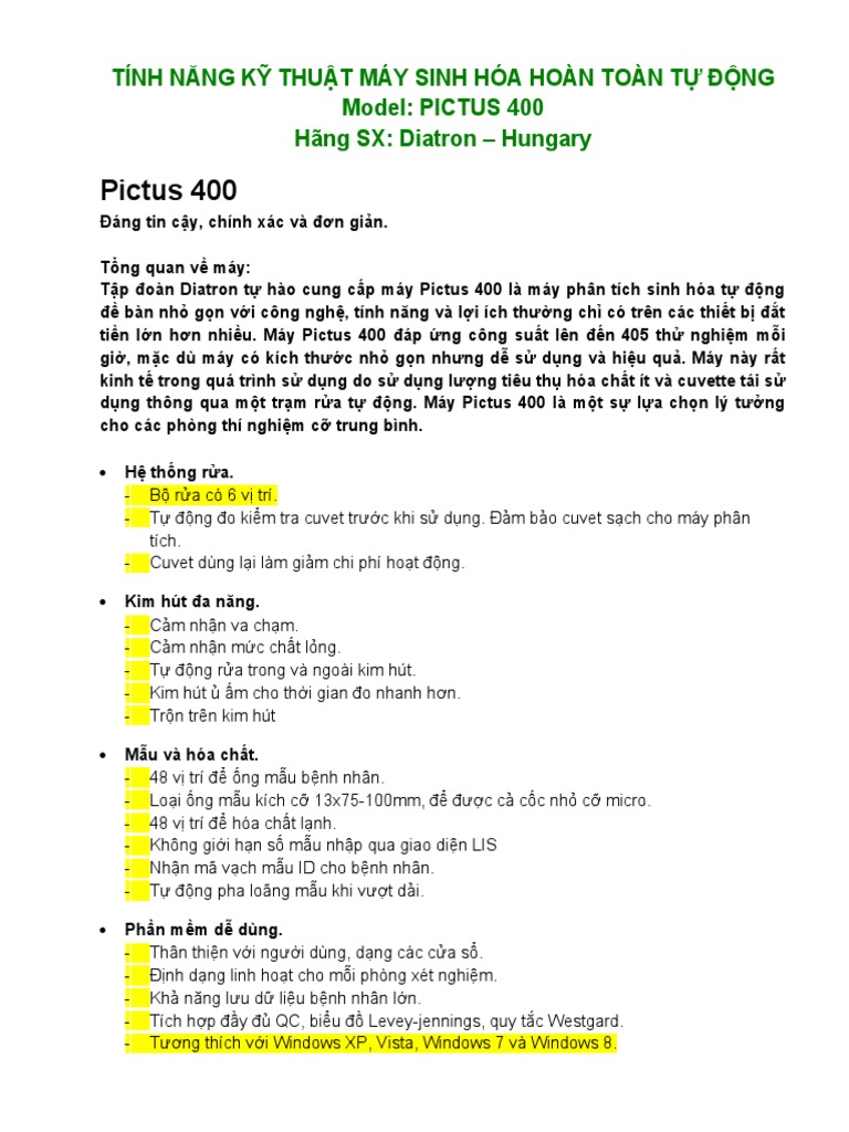 TNKT Pictus 400 | PDF