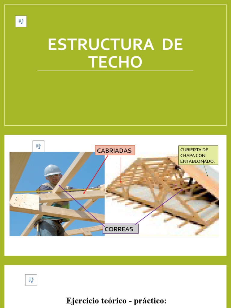 Estructura de Techo | PDF | Carpintería | Naturaleza