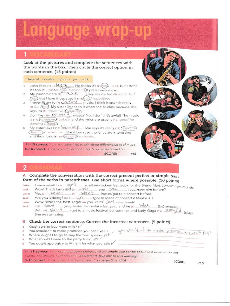Music Preferences and Activities Worksheet | PDF | Performing Arts ...