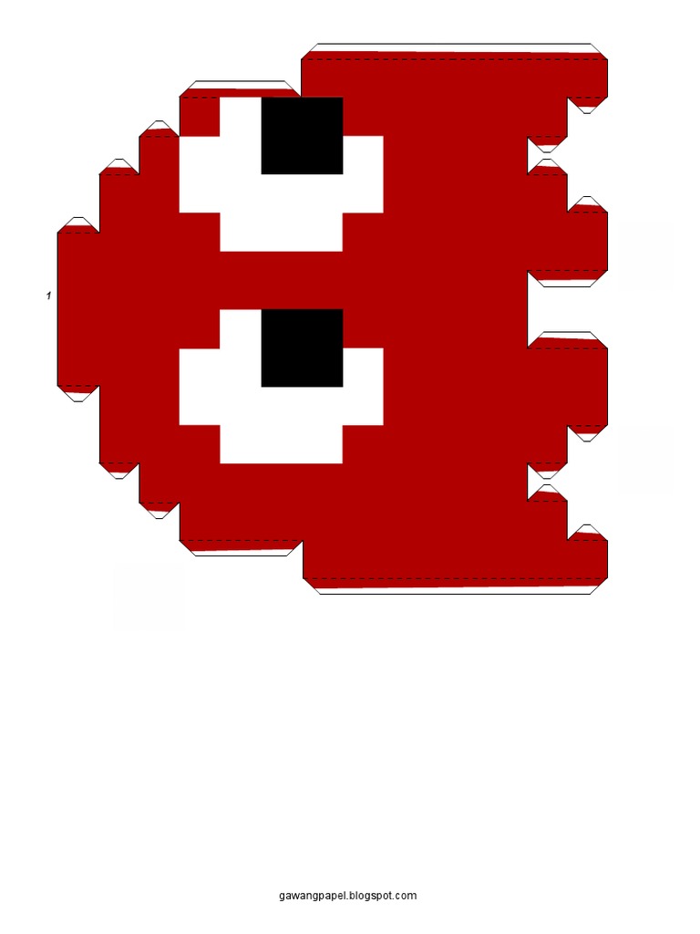Pacman Ghost Red PDF | PDF