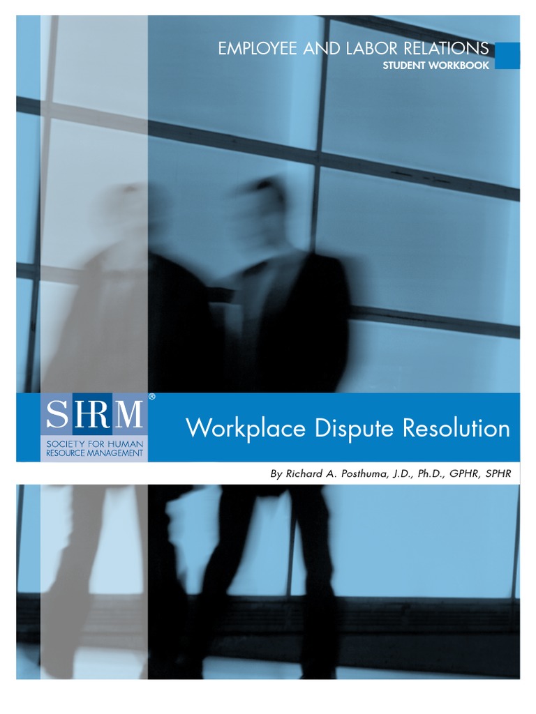 Workplace Dispute Resolution: Employee and Labor Relations | PDF ...