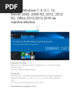 Claves de Producto y Activación Windows | PDF | Windows 10 | Microsoft Windows