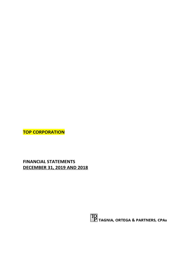 FS TEMPLATE FULL (2019) Trading | PDF | Fair Value | Historical Cost