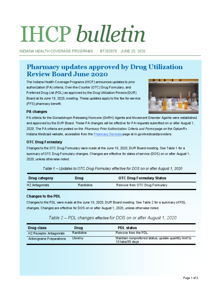 Pharmacy Updates | PDF | Over The Counter Drug | Health Economics