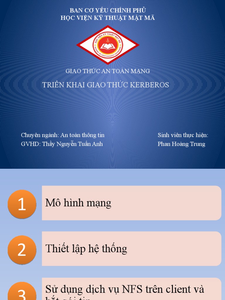 Bài 02. Triển khai Kerberos | PDF