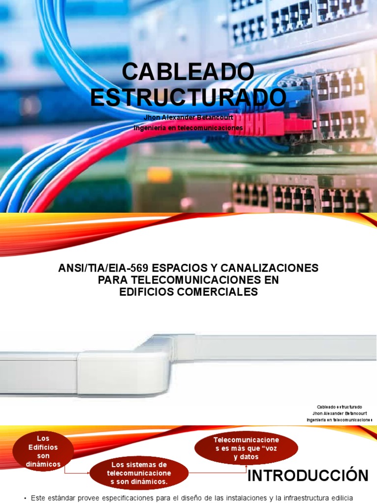 Cableado Telecom en Edificios Comerciales | PDF | Redes | Estándares ...