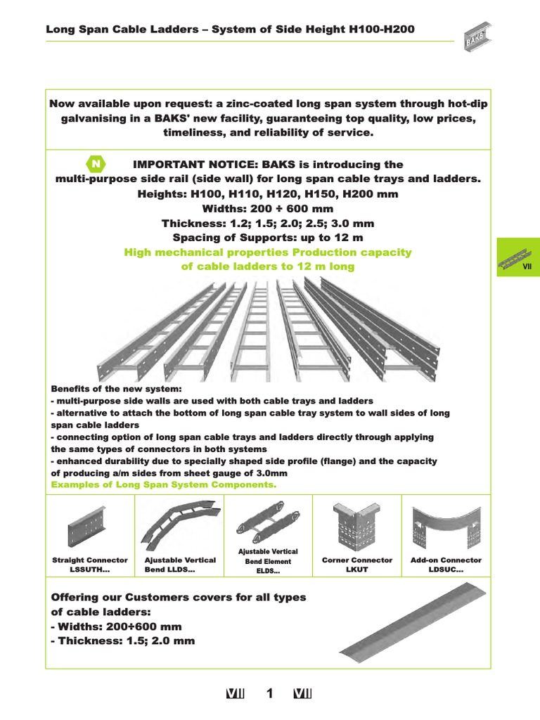 Cable Tray Catalog | PDF | Electrical Connector | Components