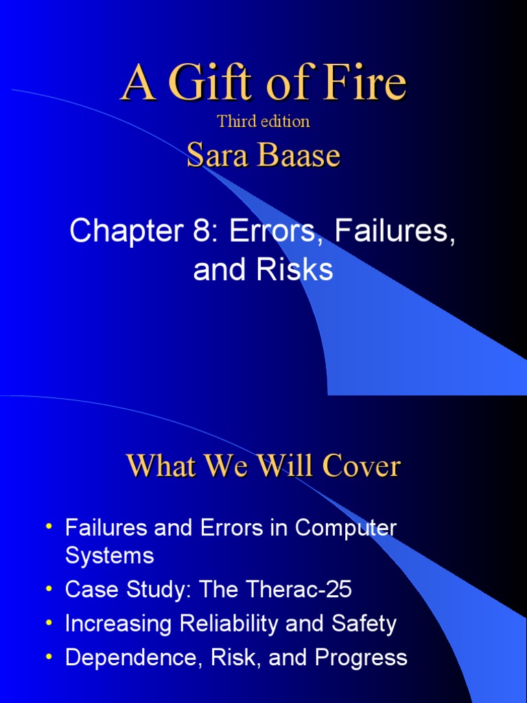 Understanding Computer Failures and Increasing Reliability Through Case ...