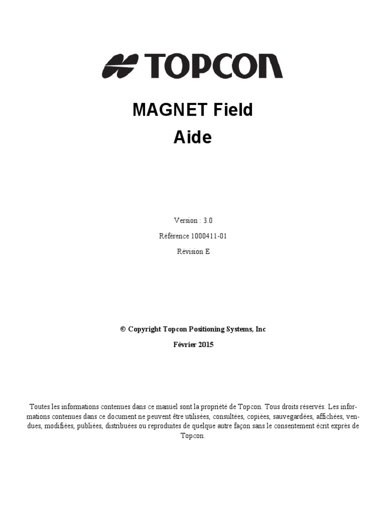 Manuel Complet Magnet Field | PDF | Logiciel | Microsoft Windows