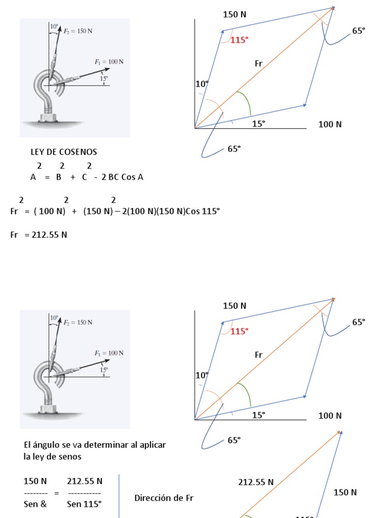 Problemas de Vectores Resueltos | PDF | Física | Mecánica