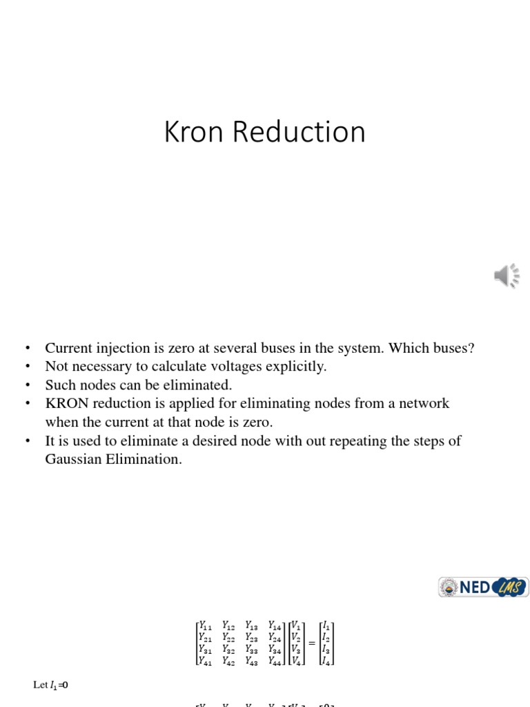 Kron Reduction PDF | PDF | Numerical Analysis | Theoretical Computer Science