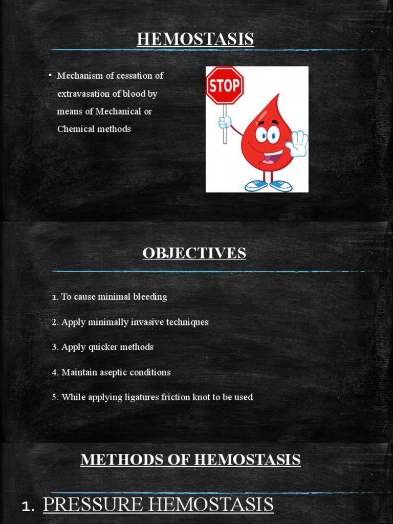 Principles of Hemostasis | PDF | Hemostasis | Bleeding
