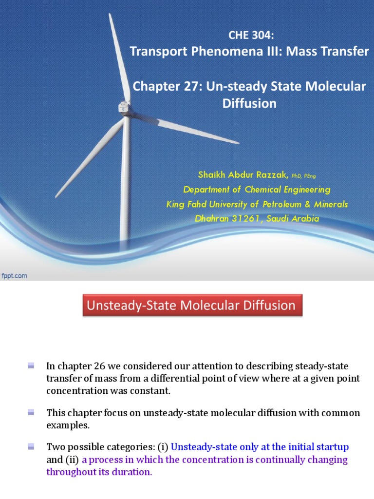 CH 27 PDF | PDF | Diffusion | Partial Differential Equation
