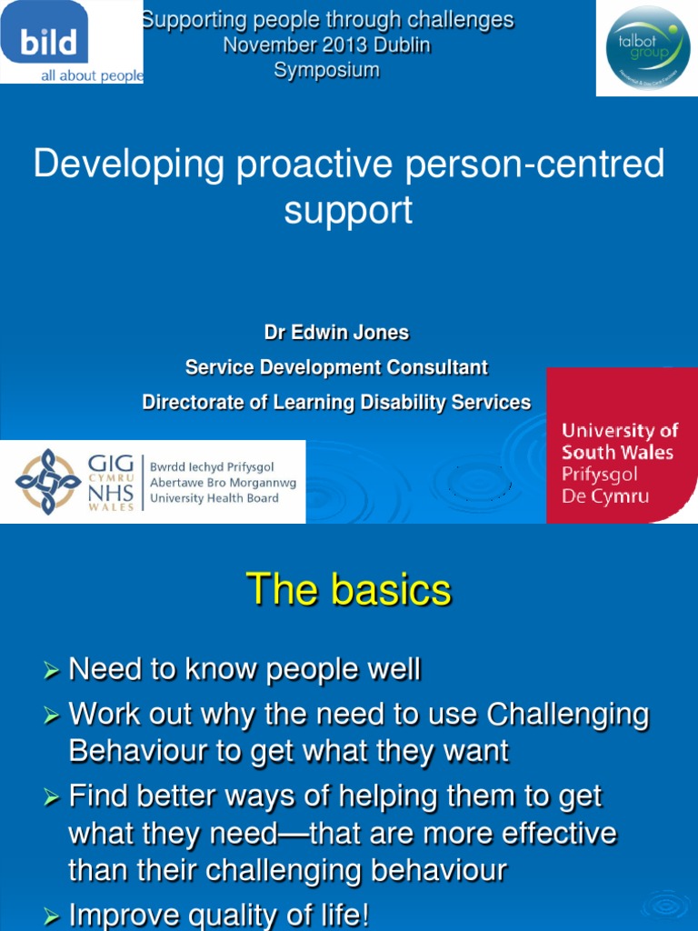 Edwin Jones Workshop | PDF | Behavior | Disability