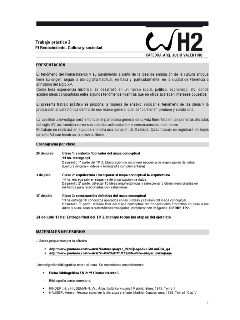 Renacimiento Florentino: Contexto y Arquitectura | PDF | Renacimiento ...