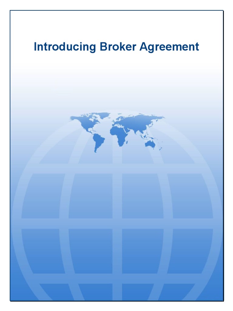 Introducing Broker Agreement: Page 1 of 20 | PDF | Indemnity | Commodity Markets