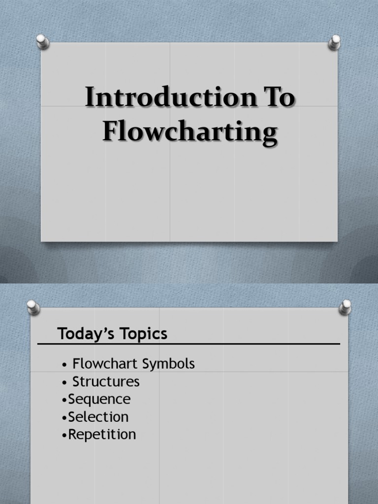 Introduction To Flowchart | PDF | Control Flow | Algorithms