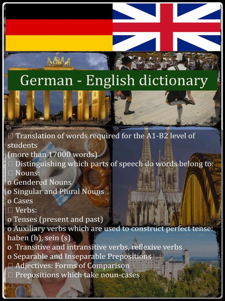 German - English Dictionary PDF | PDF | Verb | Adverb
