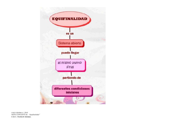 La equifinalidad como principio de la teoría de sistemas según Fidel ...