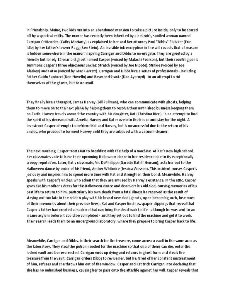 Casper | PDF | Mystery, Thriller & Crime Fiction