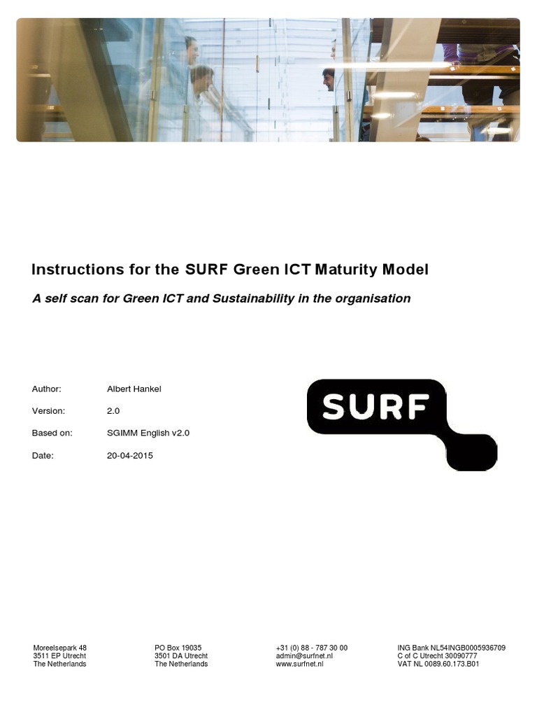 Instructions For The SURF Green ICT Maturity Model | PDF | Educational ...