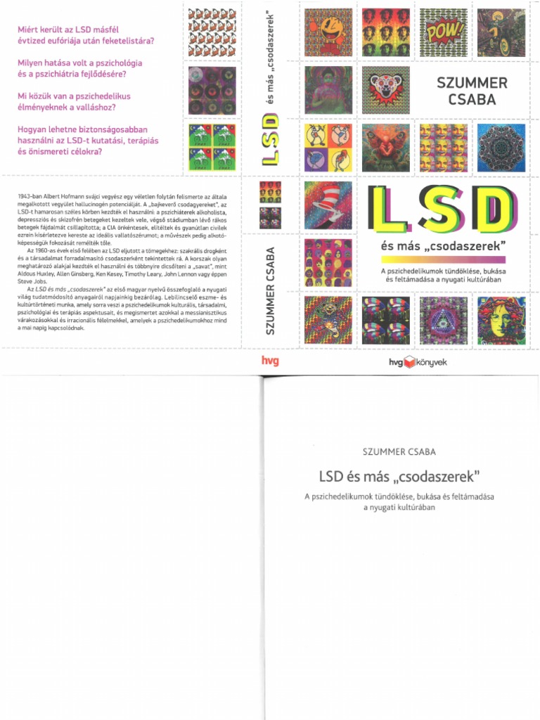 Szummer Csaba - LSD És Más Csodaszerek | PDF