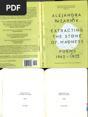 Pizarnik Pdf Alejandra Pizarnik | Extracting The Stone Of Madness