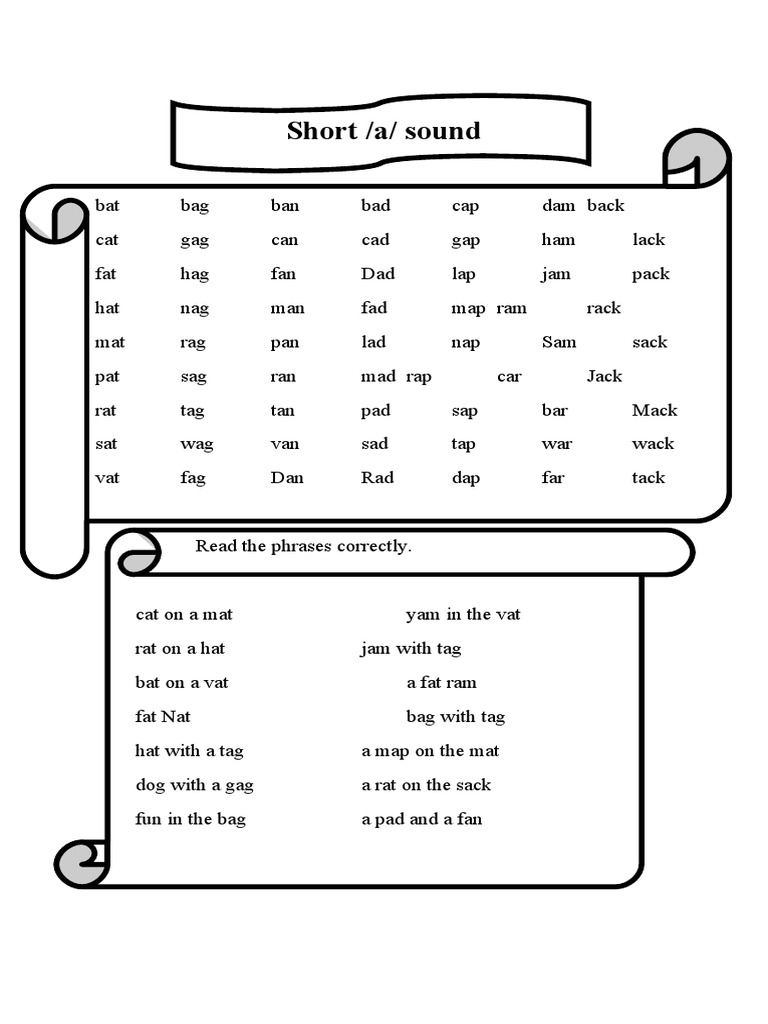 Medial A Sound | PDF