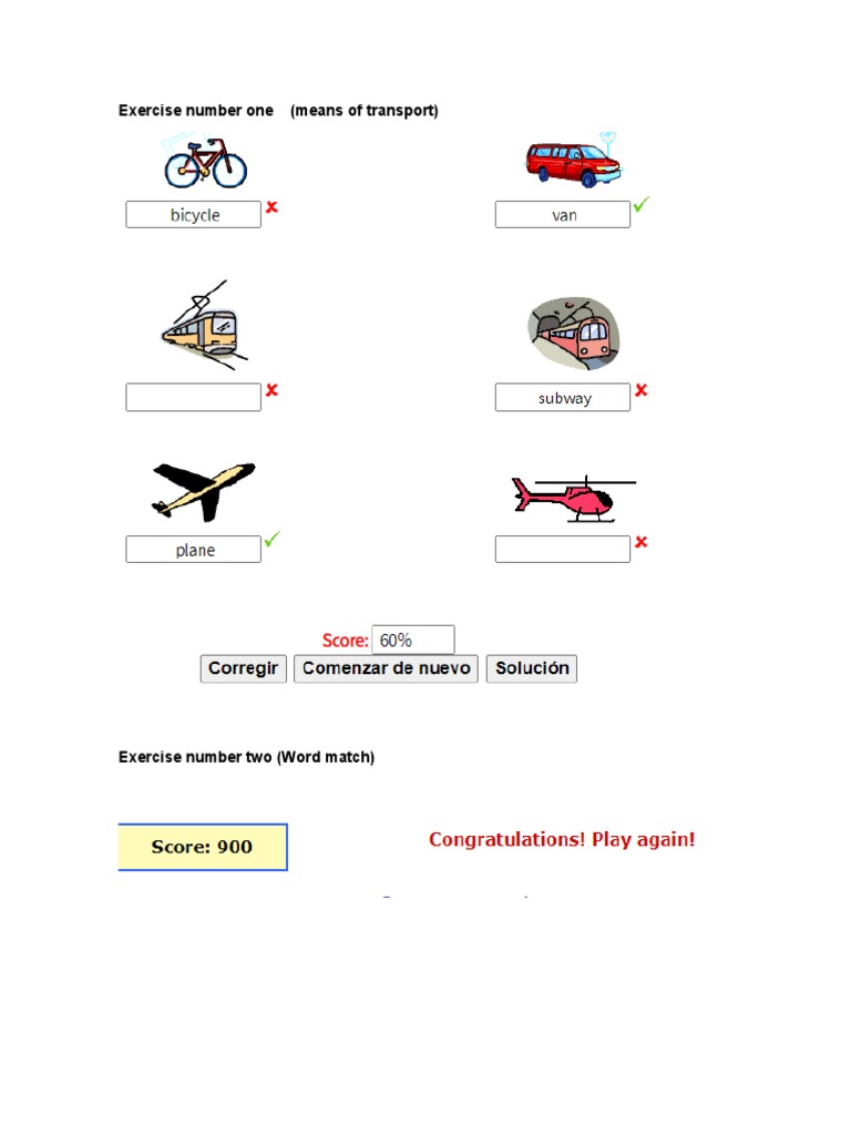 ESL Travel and Vocabulary Practice | PDF