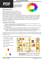 Colored Pencil Color Theory Work Sheet | PDF | Hue | Color