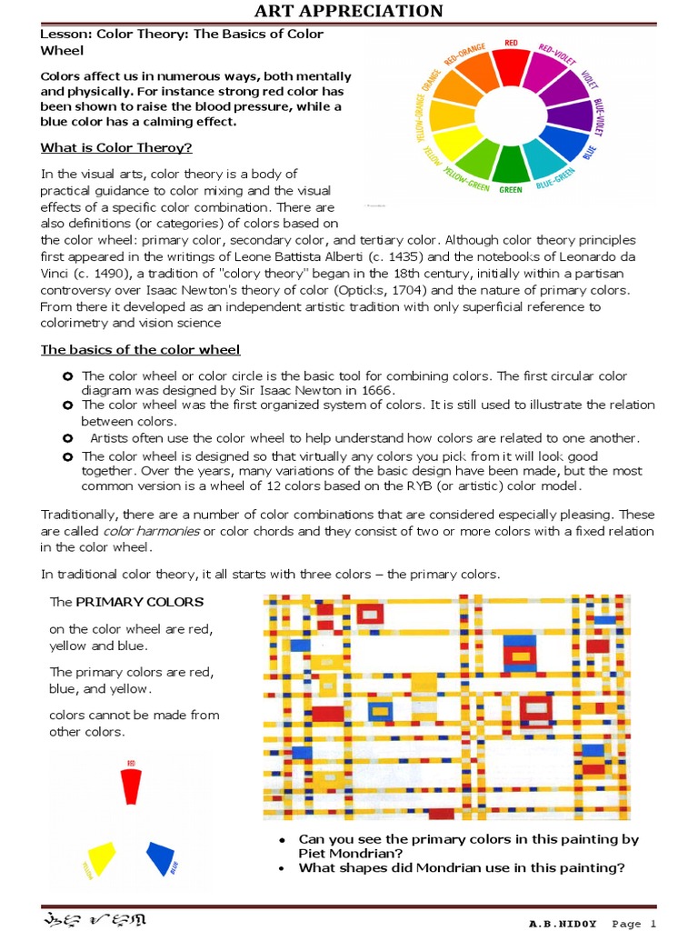 Color Theory | PDF | Color | Image Processing