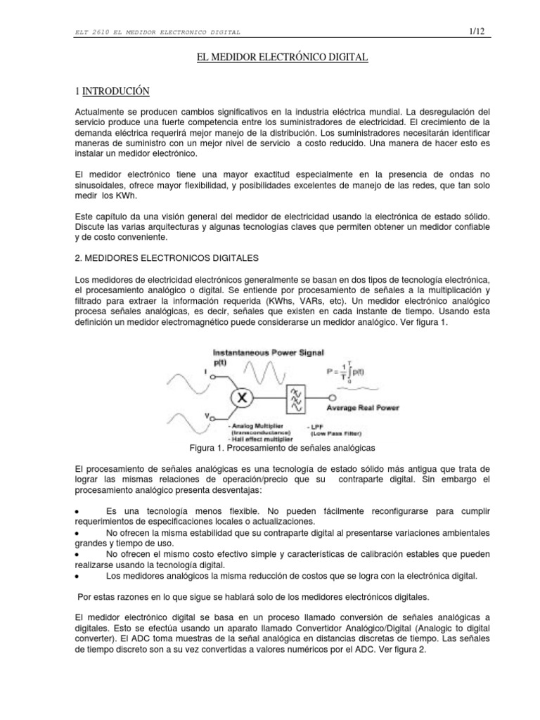 Solid State Meter PDF | PDF | Conversor analógico a digital | Señal analoga